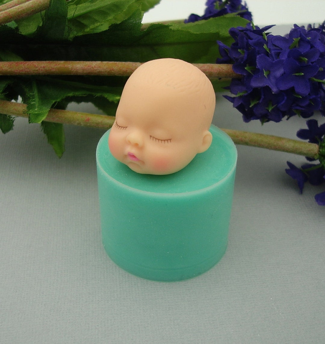 Baby Head Silicon Mold Flexible Silicone Mould for Crafts, Jewelry ...