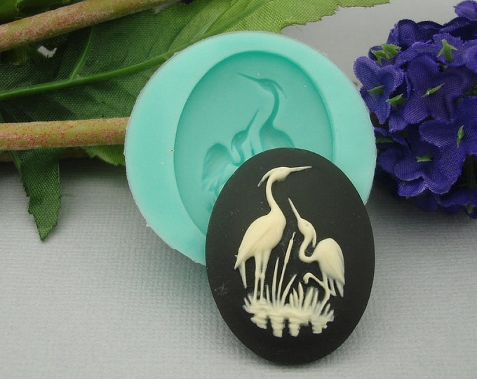 Silicone Mold Cranes Flexible for Crafts, Jewelry, Resin, Scrapbooking ...