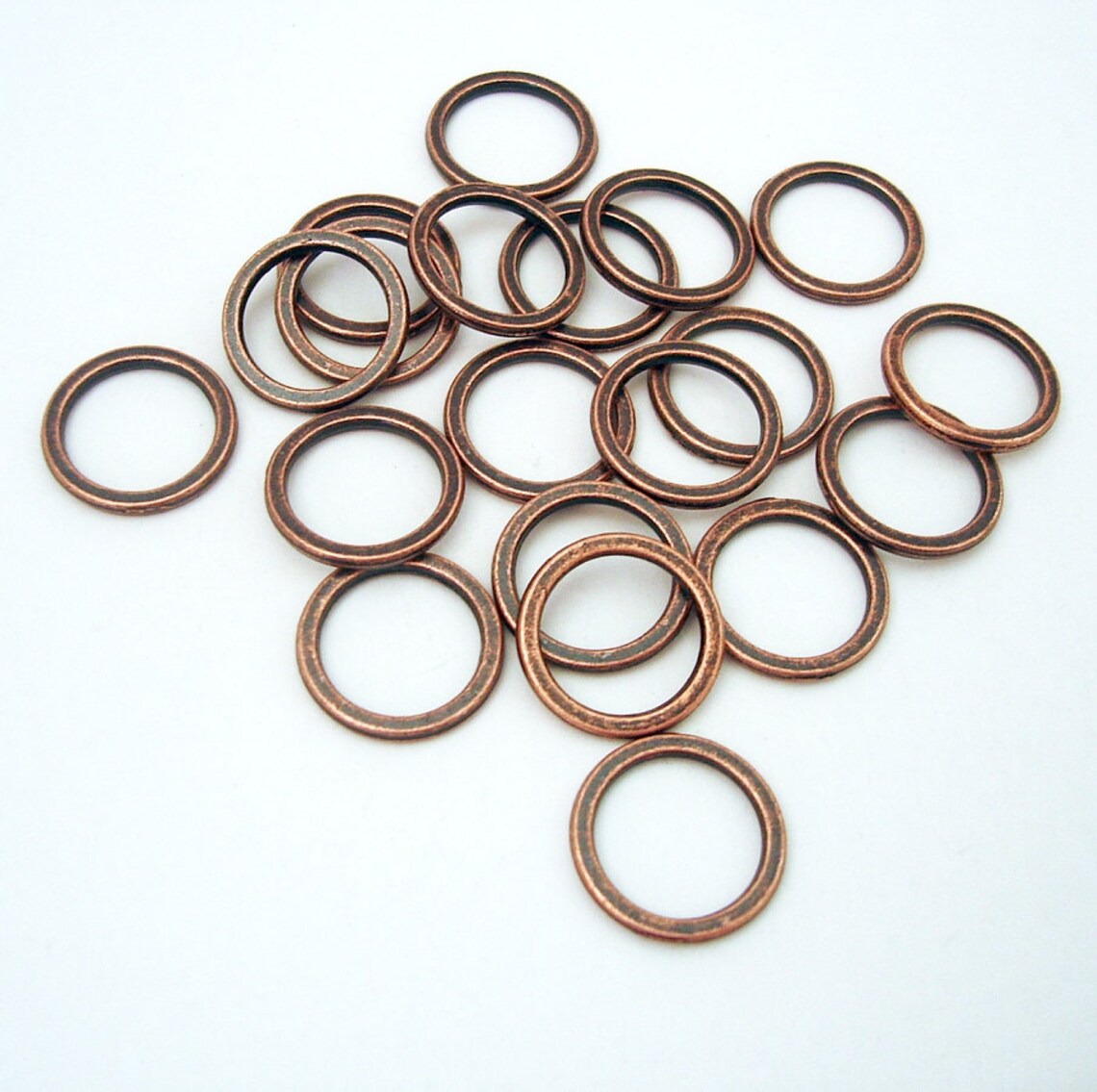 30 Pcs of Antique Copper Zinc Alloy Rings 15mm Zinc Alloy - Etsy