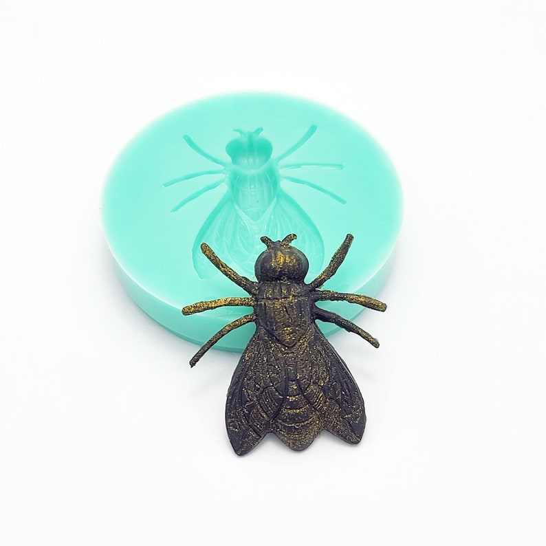 Fly Insect Silicone Mold Flexible for Crafts, Jewelry, Resin ...