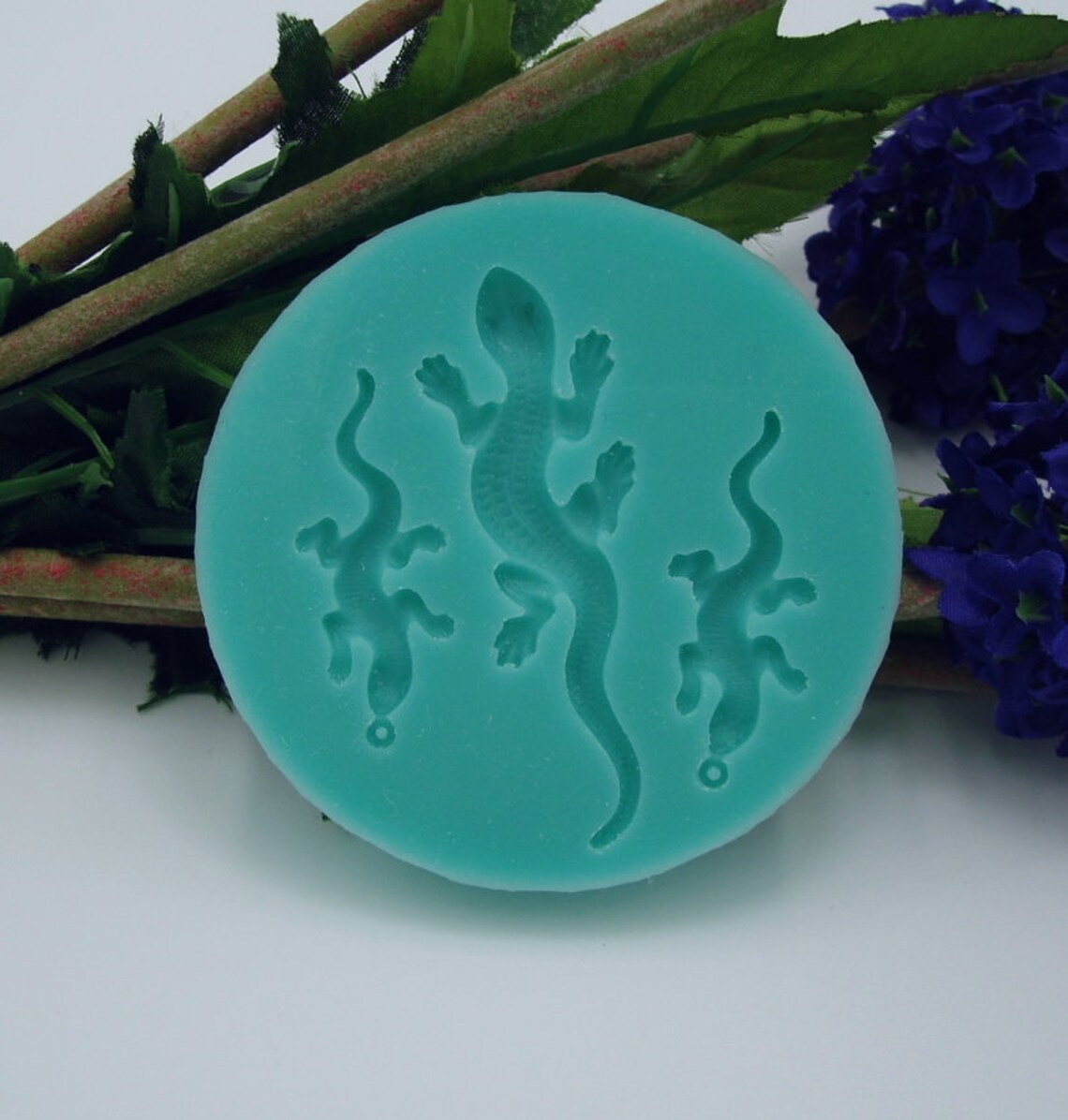 Lizards Set Silicone Mold Flexible Silicone Mould for Crafts, Jewelry ...