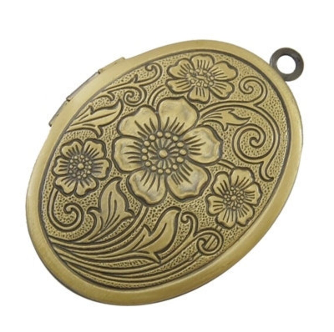 3pcs- Victorian Style Oval Flower Locket. - Etsy