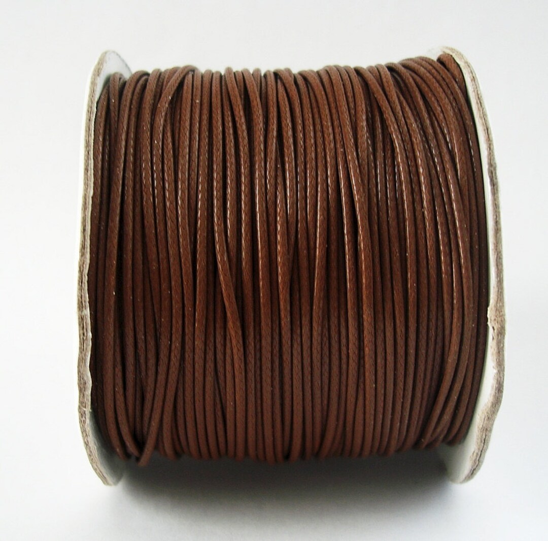 Wax Cord Korea Waxed Polyester Cords Light Camel 1mm Stringing Macrame ...