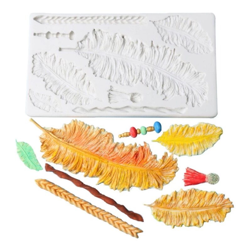 Feather Silicone Mold - Etsy