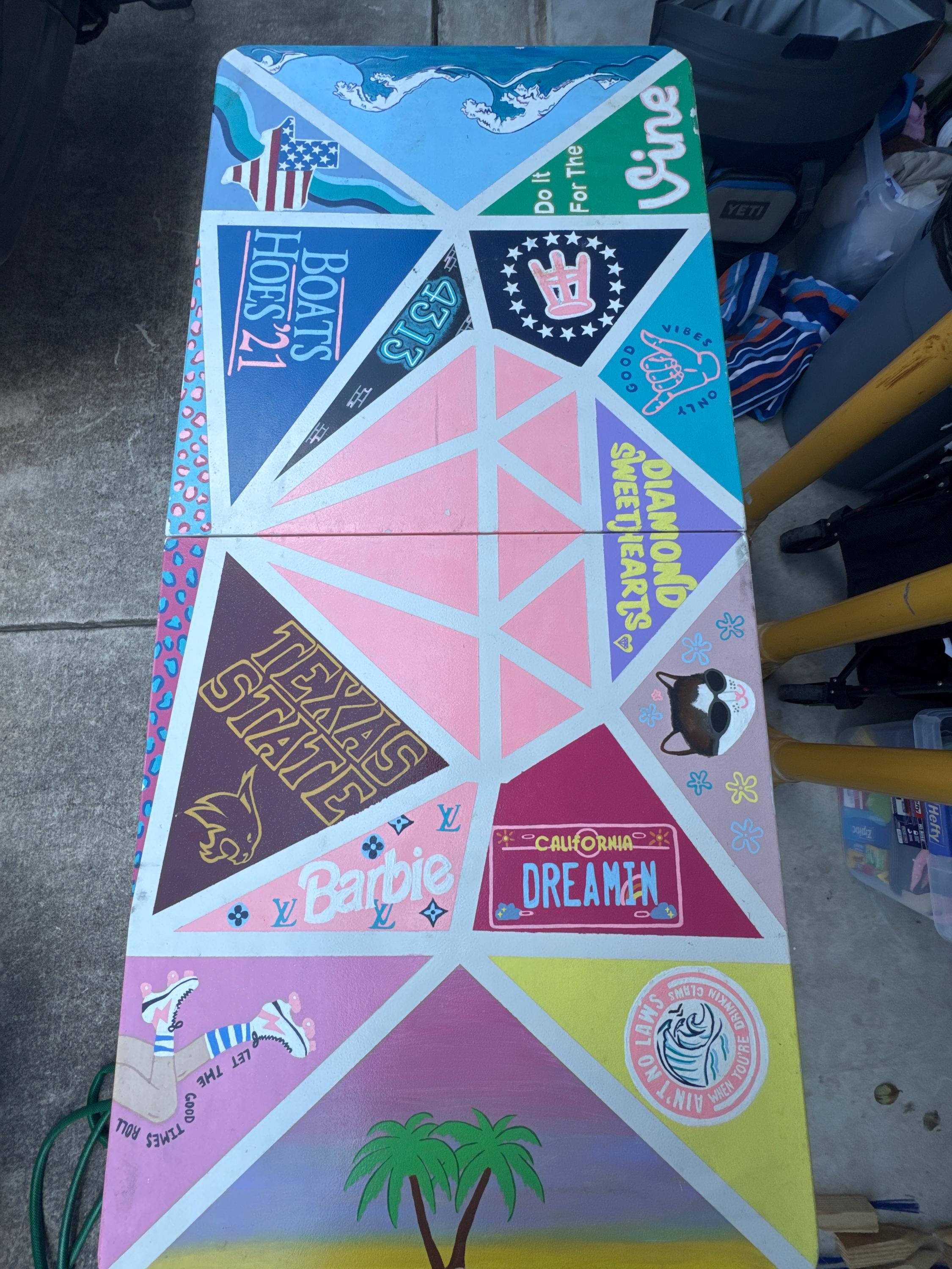 Hand Painted Table for Any Event - Etsy