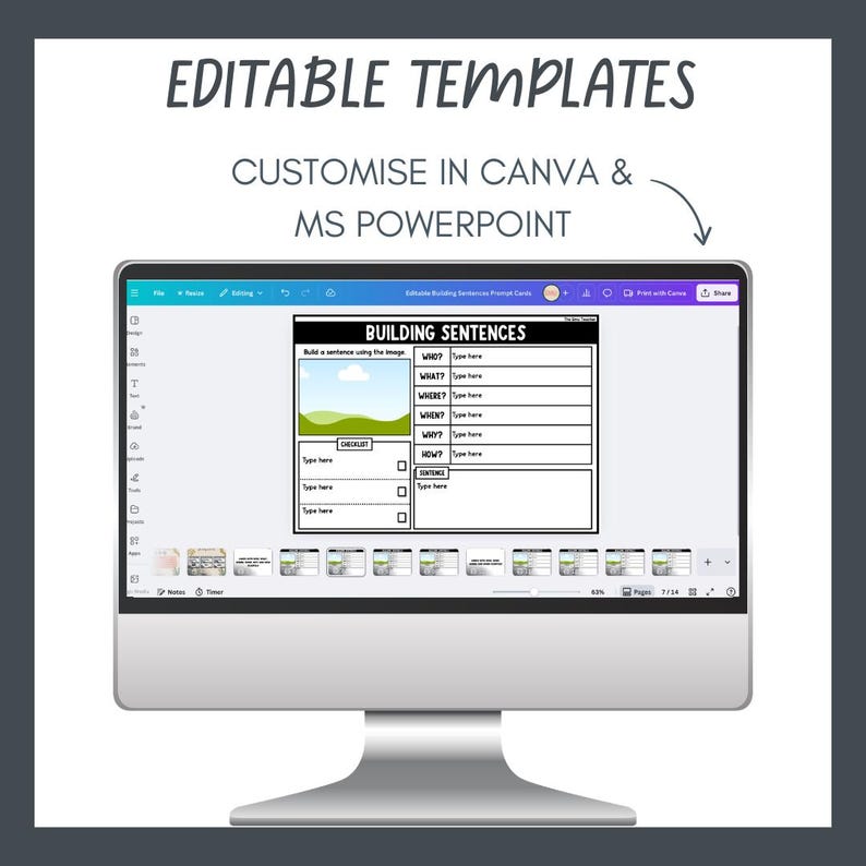 Building & Expanding Sentences Writing Picture Prompts Sentence ...
