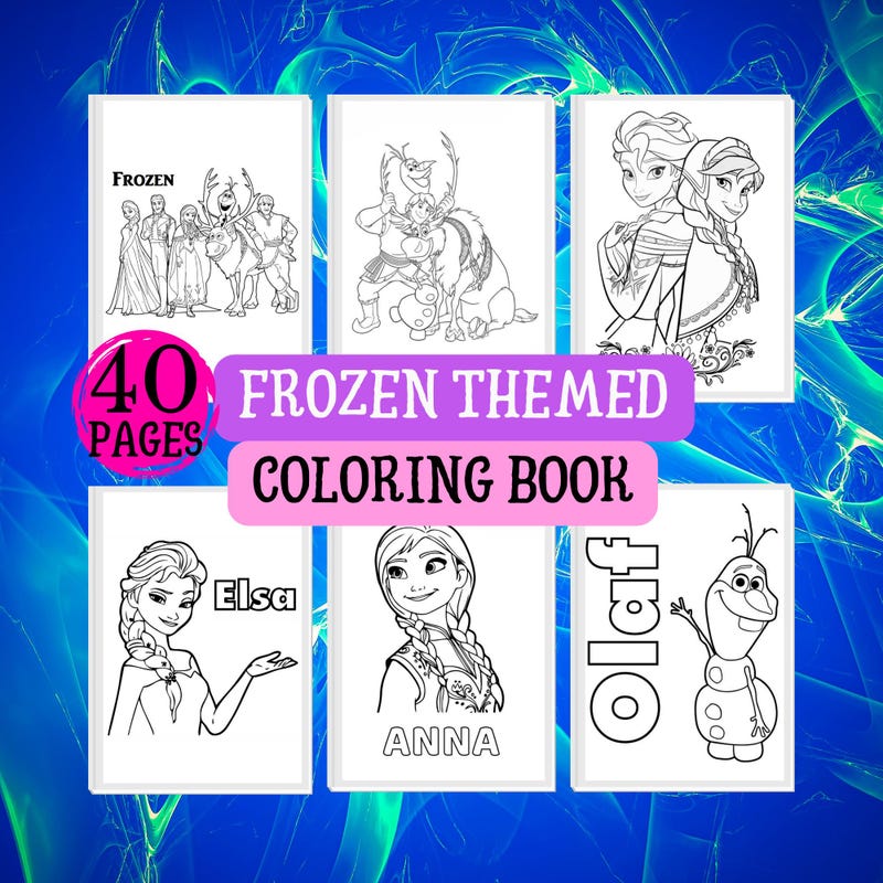 Activity Book Frozen - Etsy UK