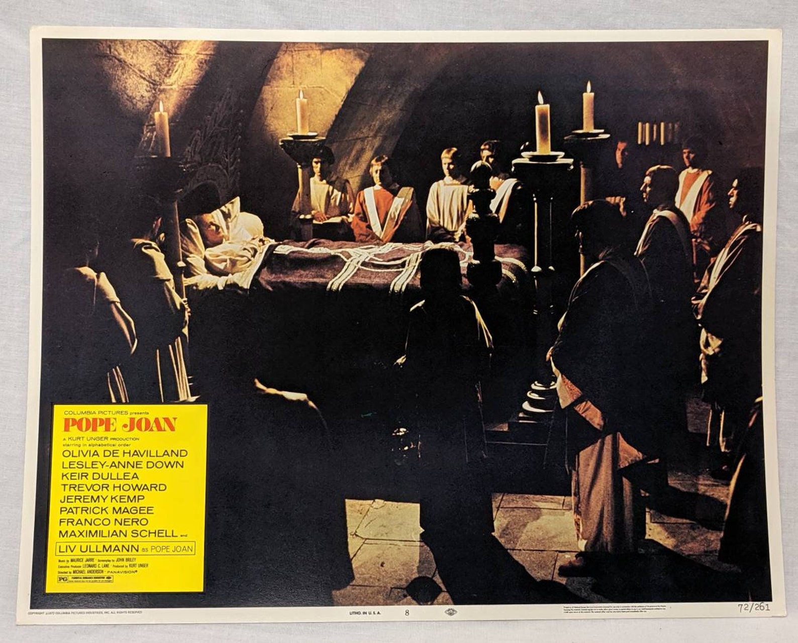 Vintage Columbia Pictures Movie Poster Lobby Card Set 1972 Pope Joan ...