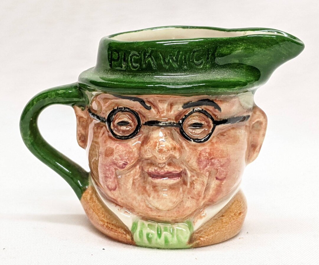 Vintage Artone England Double Face Miniature Pickwick Creamer | Hand ...