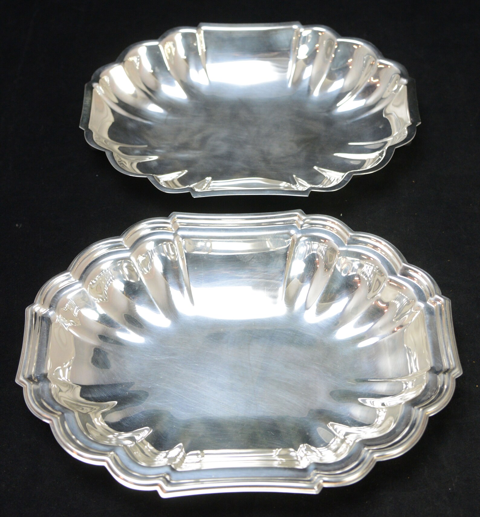 Art Deco Gorham Newport Silverplate Covered Scallop Oval | Etsy