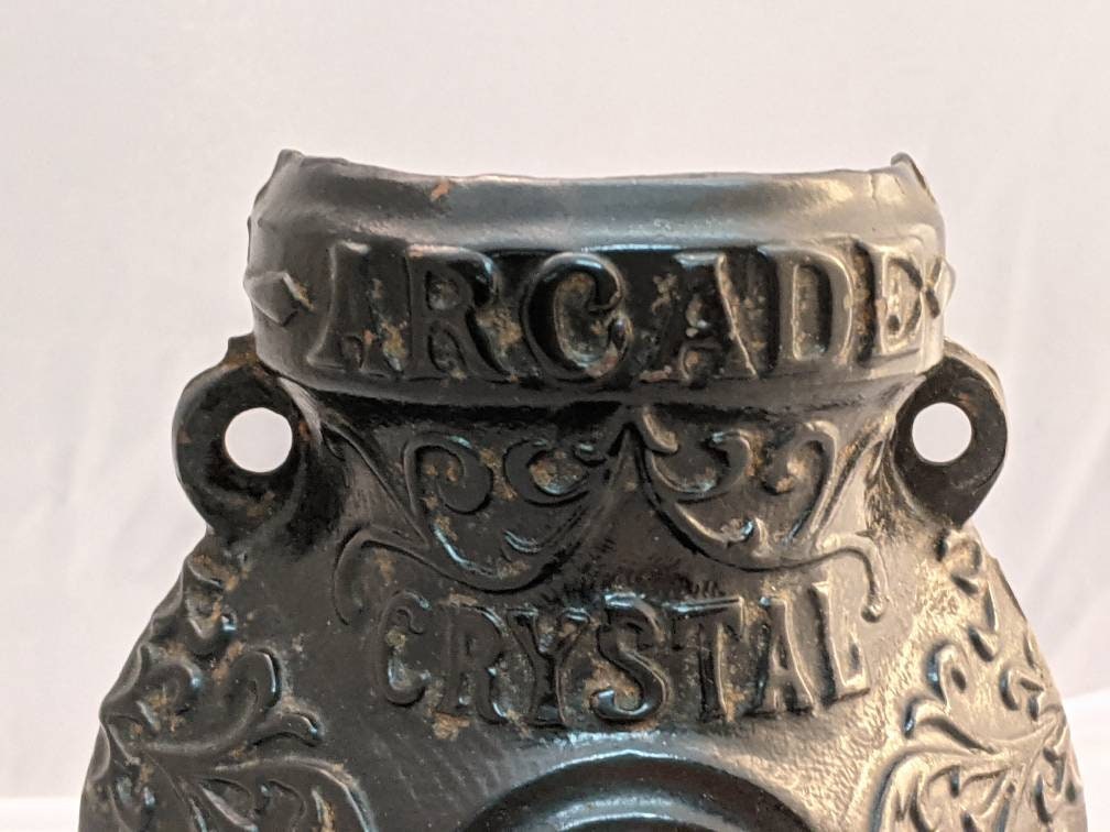 Antique Arcade Crystal Coffee Grinder Part No. 40 Ornate | Etsy