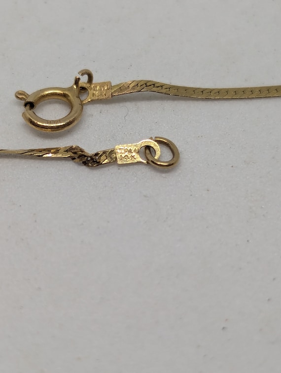 17" Fine Thin 14K Gold Chain Necklace | Italy | 24130 - Gem