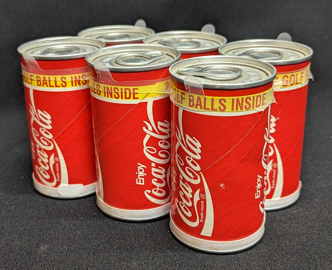 Coca Cola Golf Balls in Cans 6-pack of Coke Unopened Sealed 1992 ...