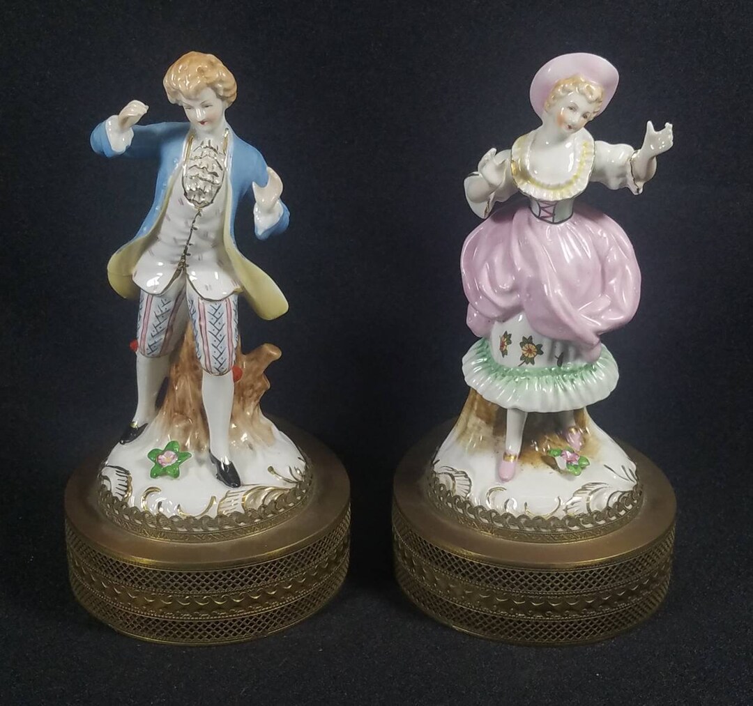Antique 19th Century Paris France Samson Hand Painted Porcelain Man and ...