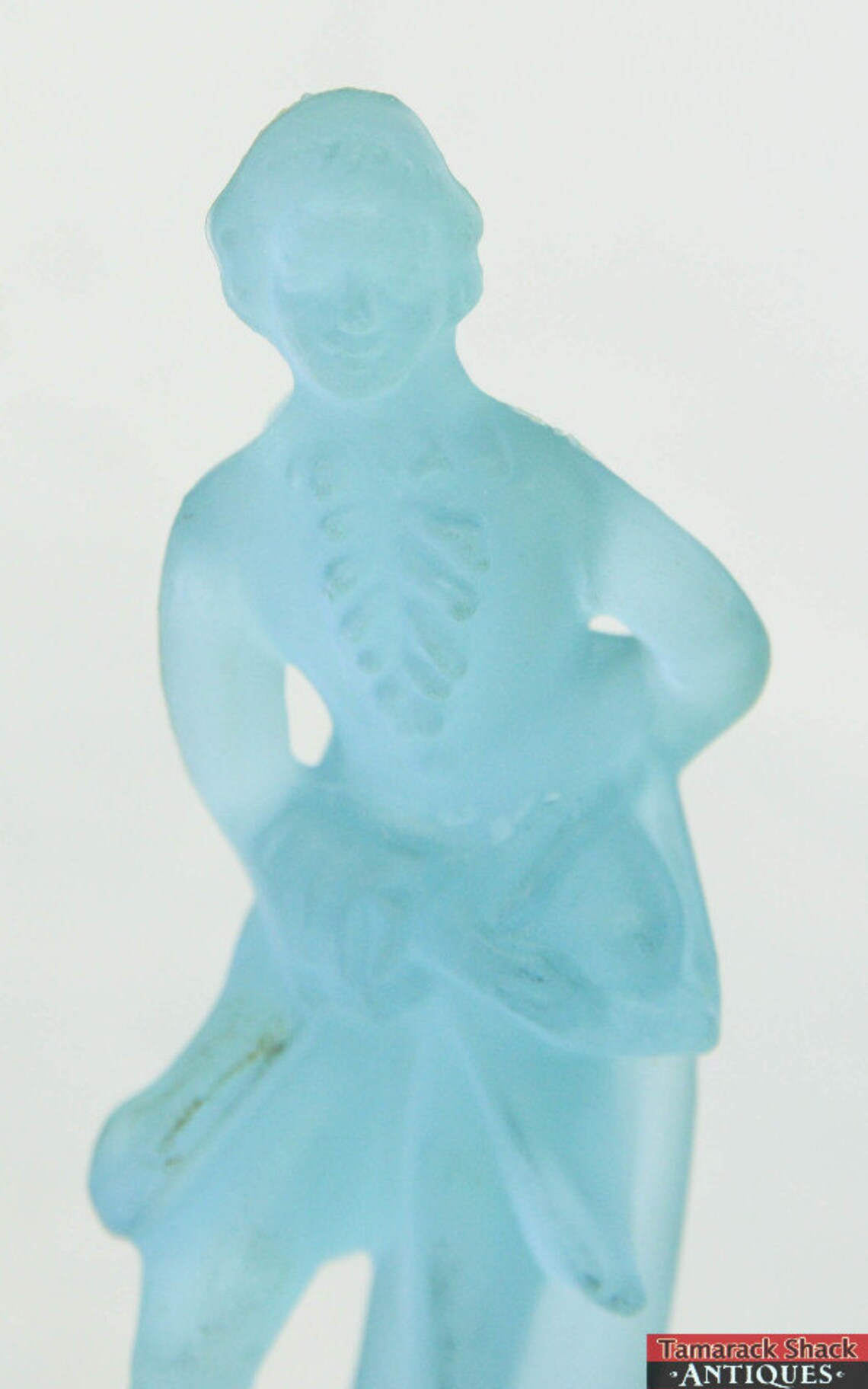 Colonial Man Bowing Figurine Paperweight Baby Blue Matte Satin | Etsy