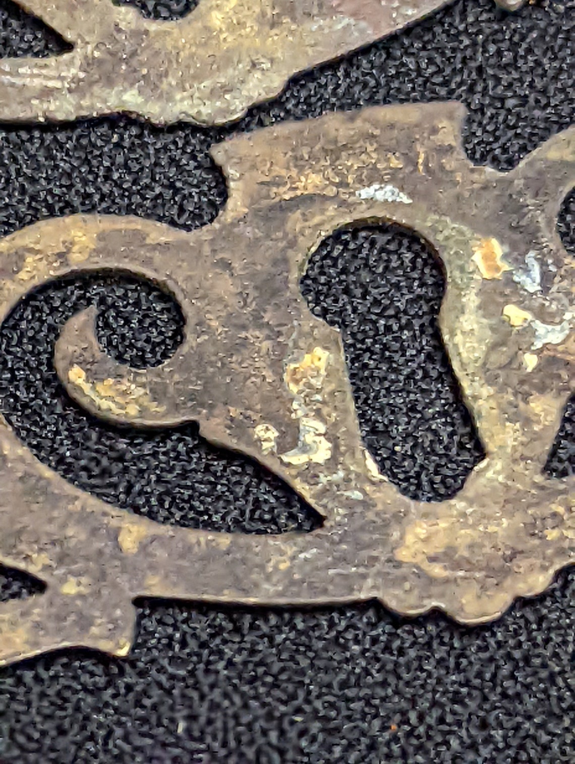 Set of 2 Antique Skeleton Key Hole Covers for Cabinet or Dresser ...