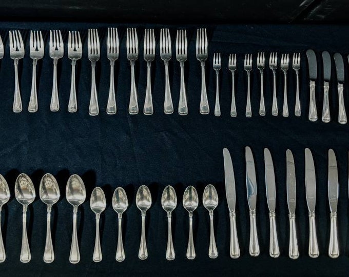 48 Pcs Gorham "old French" Sterling Silver Flatware Set Service for 6 ...