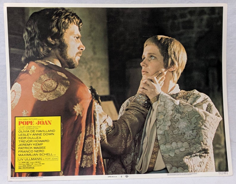Vintage Columbia Pictures Movie Poster Lobby Card Set 1972 Pope Joan ...