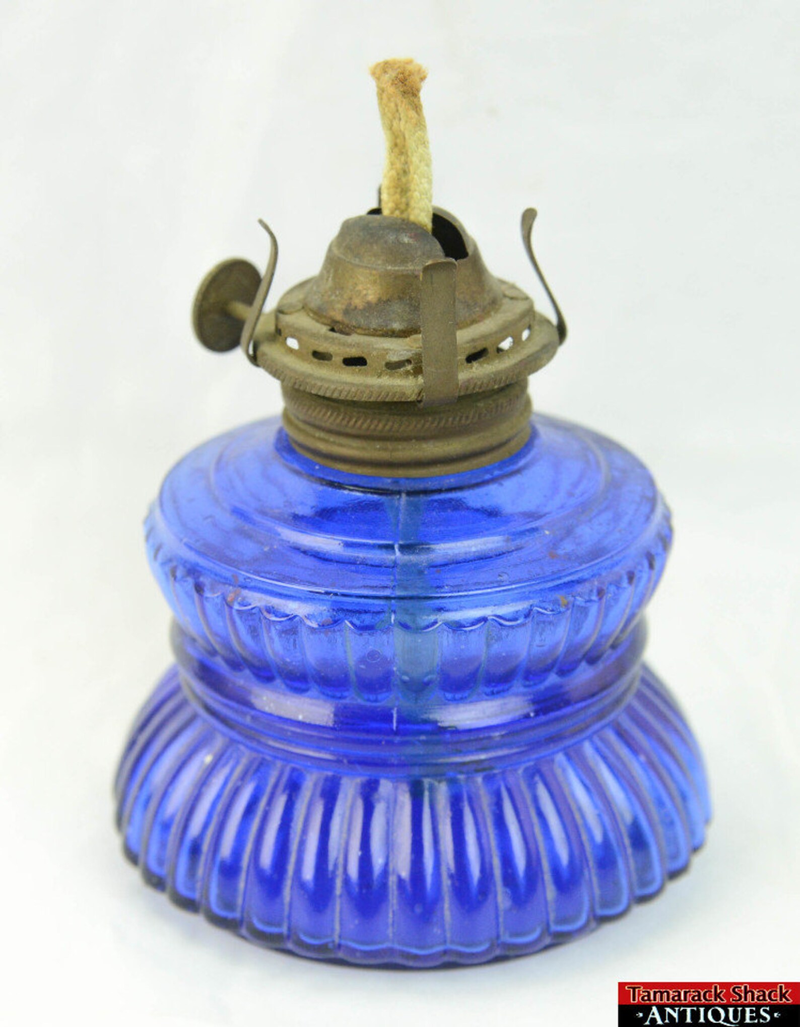 VTG Plume Atwood Co. Oil Lamp Handy Lamp Nasco Blue Mini Oil Kerosene ...