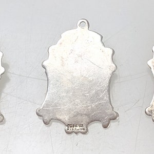 3 Victorian Sterling 2nd Place Charm Fobs Firefighter | Etsy