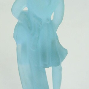 Colonial Man Bowing Figurine Paperweight Baby Blue Matte Satin - Etsy
