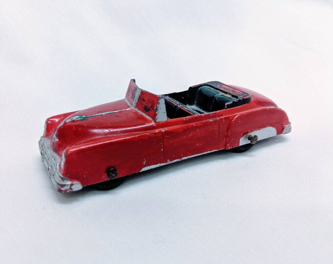 Vintage Tootsie Toy Tootsietoy Red Convertible Made in the USA Diecast ...