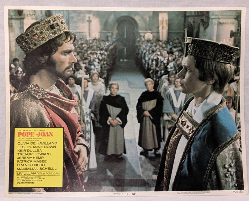 Vintage Columbia Pictures Movie Poster Lobby Card Set 1972 Pope Joan ...