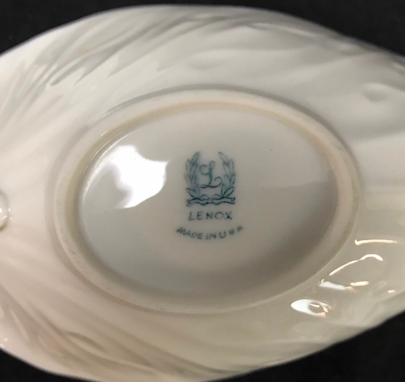 Beautiful Lenox 2 Salad Plates Weatherly Platinum Rim Leaf | Etsy