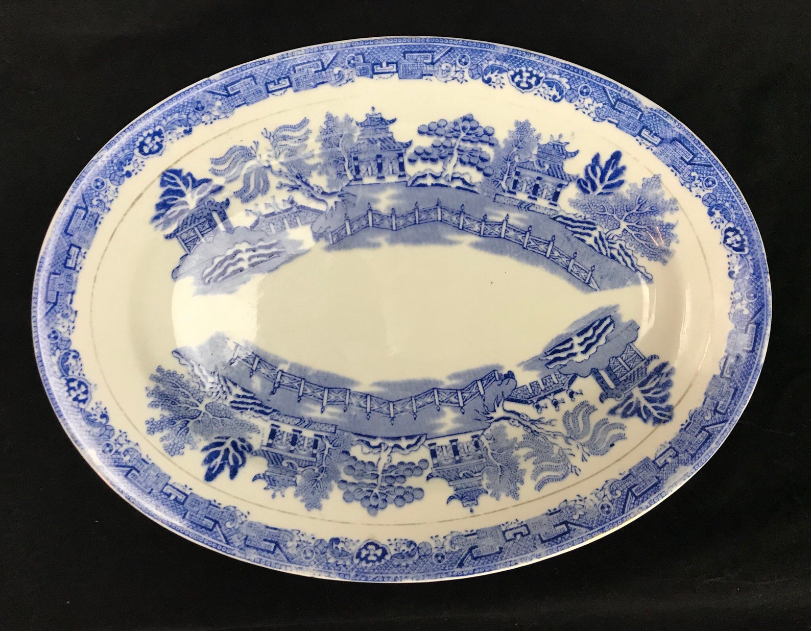 Antique Royal Albert Blue Willow Crown China England 11 - Etsy