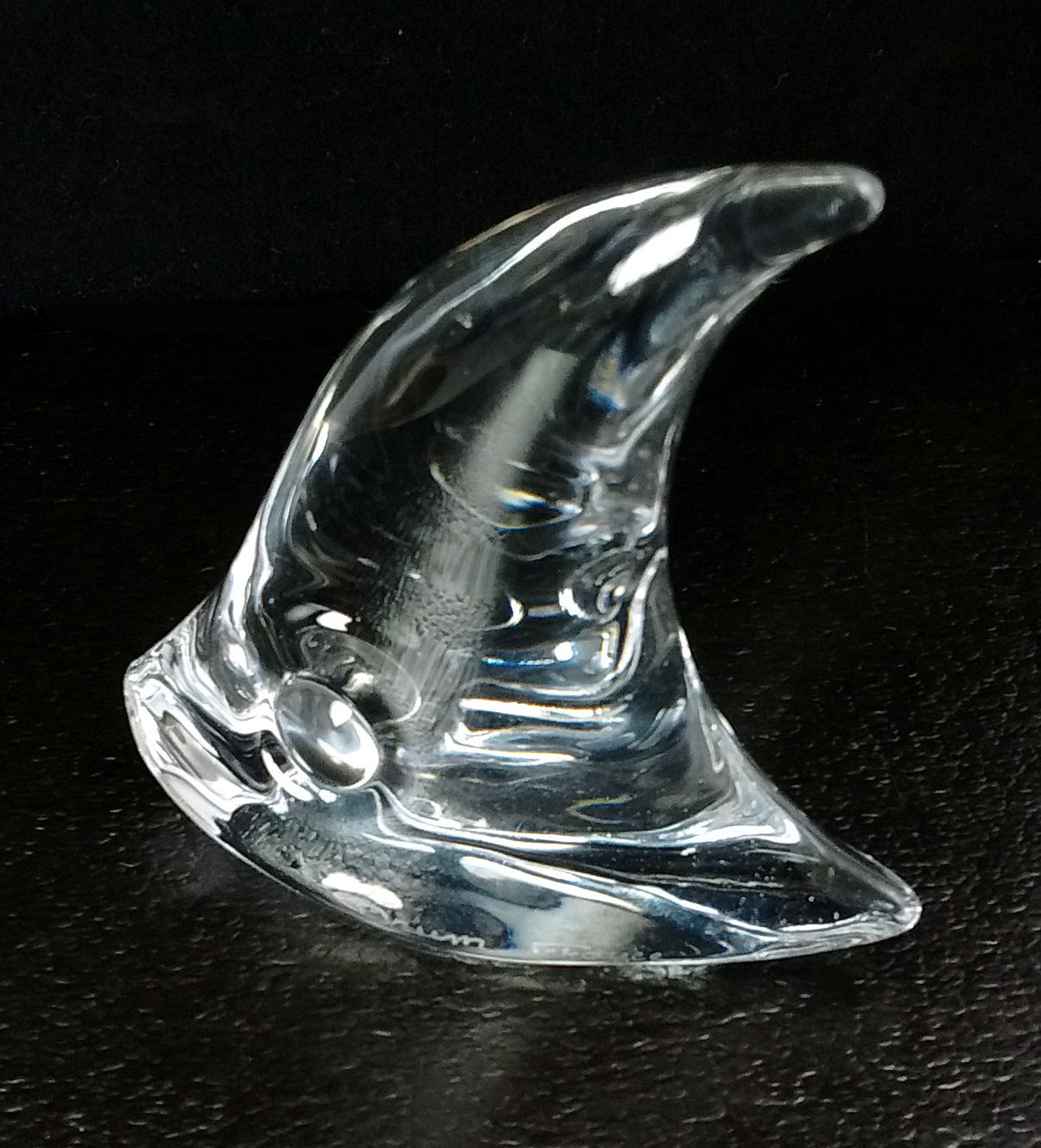 Vintage Daum France Art Glass Sculpture Crystal Angle Fish - Etsy