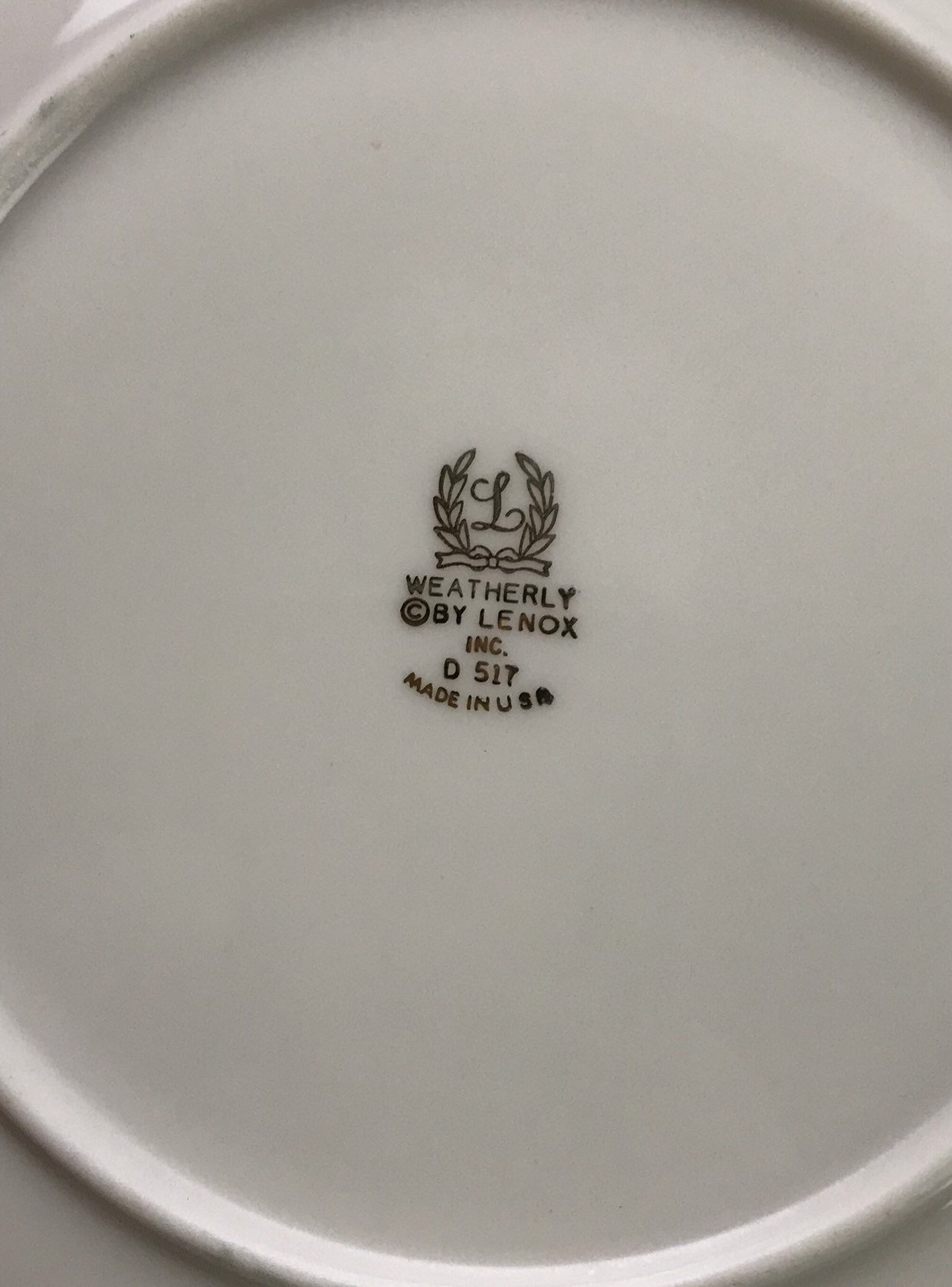 Beautiful Lenox 2 Salad Plates Weatherly Platinum Rim Leaf | Etsy