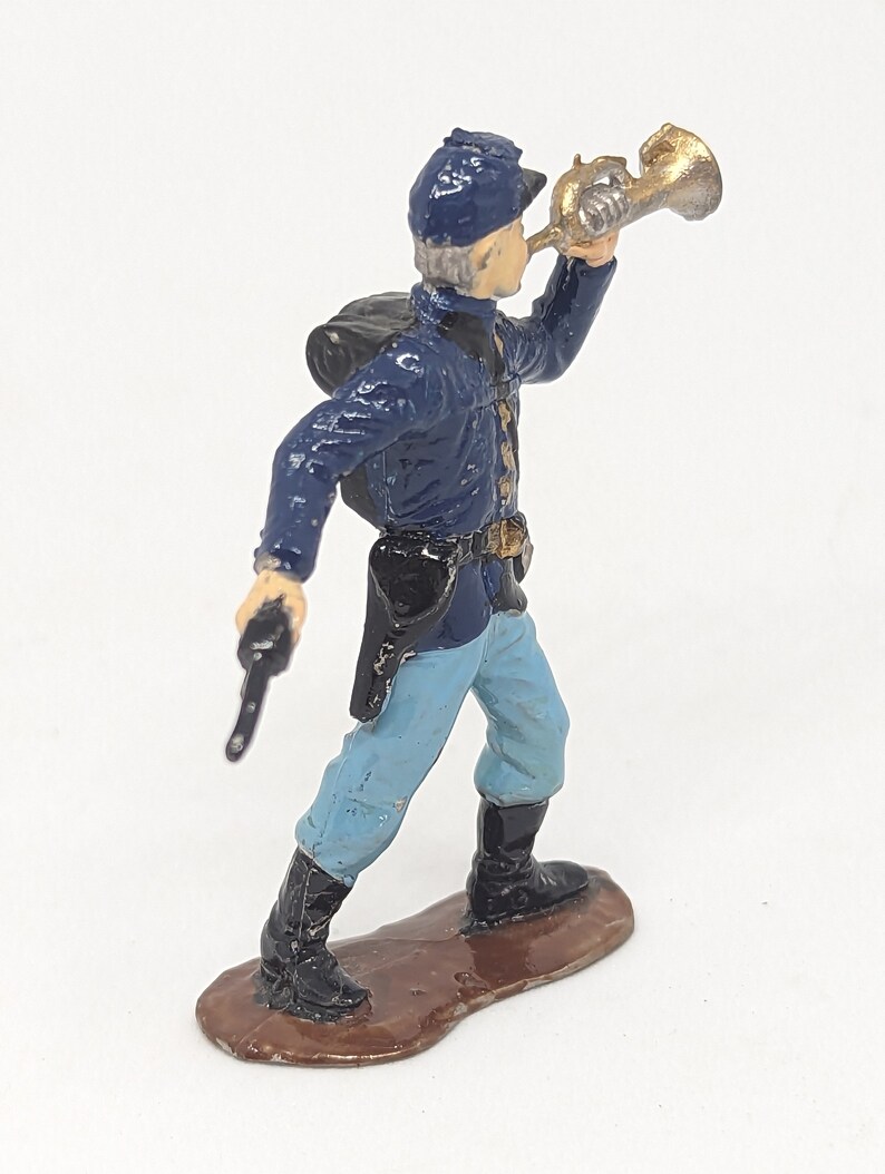 Set of 2 Toy Lead Civil War Soldiers | Barclay Grey Iron Britain ...