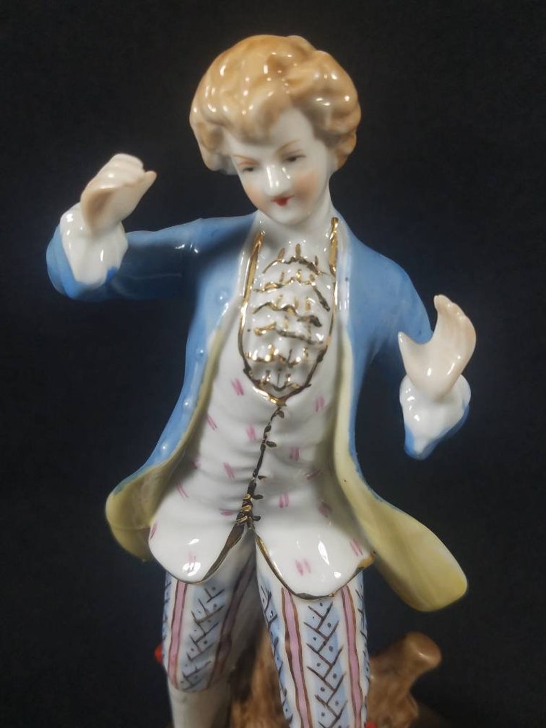 Antique 19th Century Paris France Samson Hand Painted Porcelain Man and ...