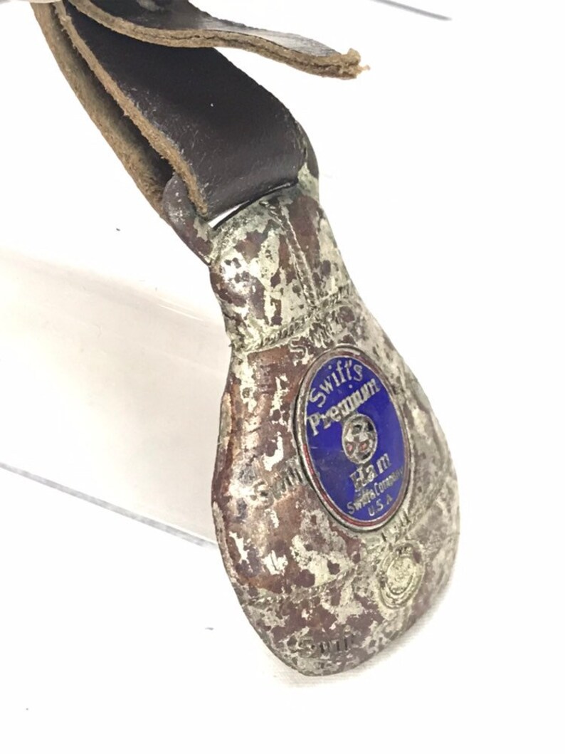 1920's Rare Swift Premium Ham Watch Fob Blue Enamel Metal Medal Newer ...