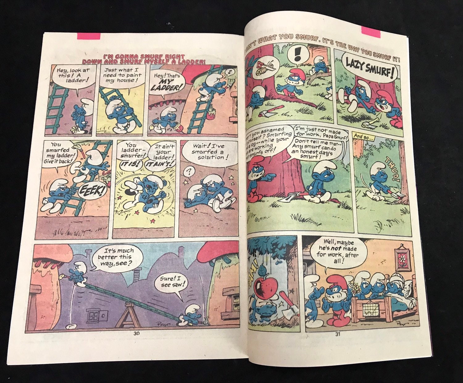 Smurfs Comic Book