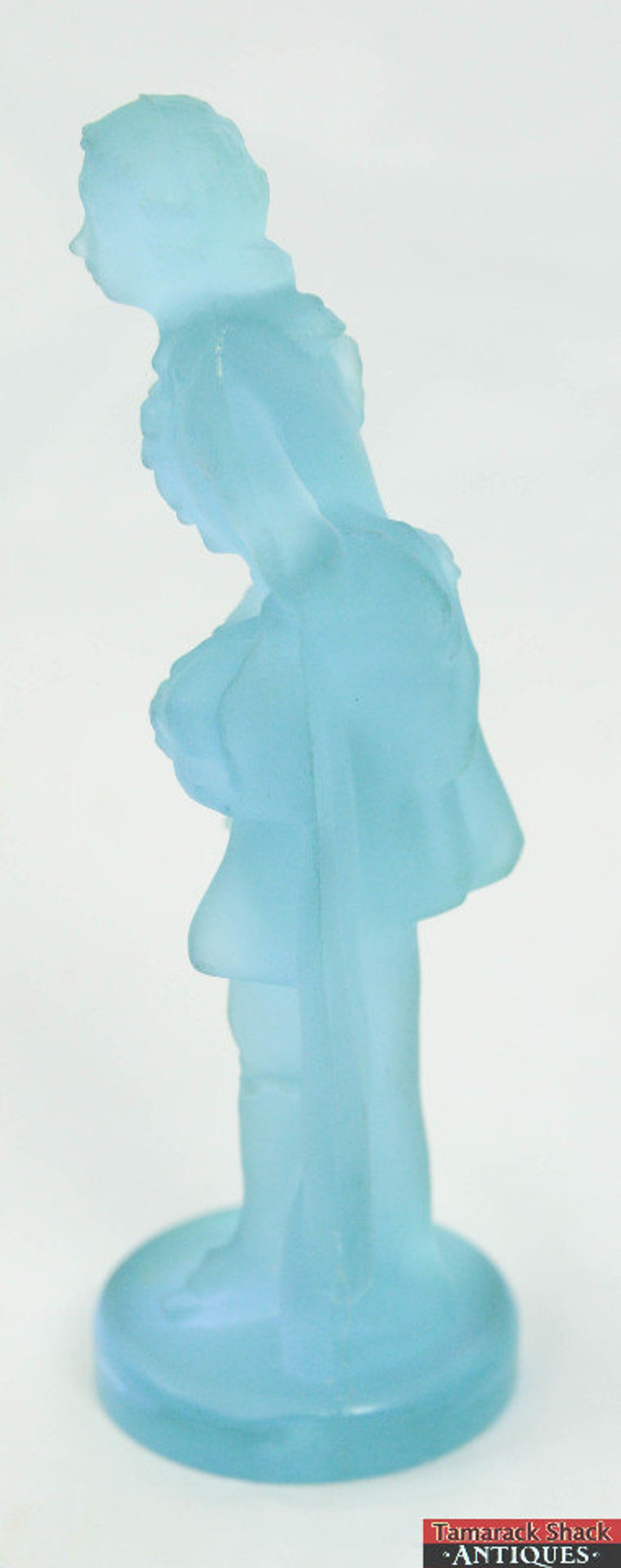 Colonial Man Bowing Figurine Paperweight Baby Blue Matte Satin | Etsy