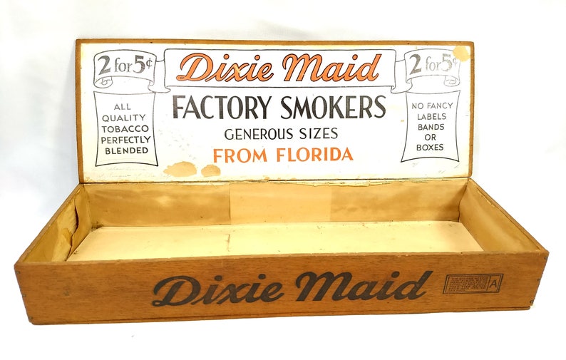 Vintage Lot of 3 General Store Display Cigar Boxes 2 Wooden 1 - Etsy