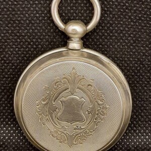 19thc Swiss Cylinder KW/KS Pocket Watch | Runs Slow | Silver Case ...