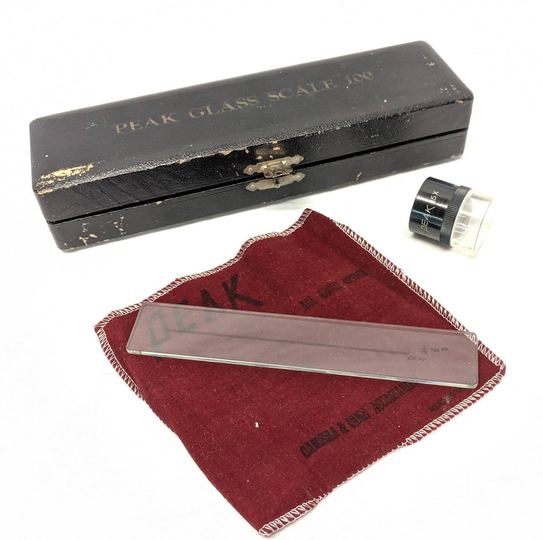 Instrumento de medición de precisión VTG Lupa de pico 15X y escala de ...