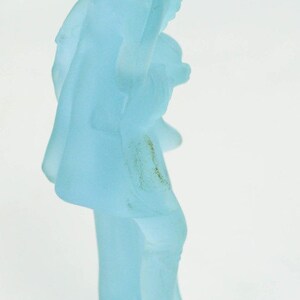 Colonial Man Bowing Figurine Paperweight Baby Blue Matte Satin - Etsy