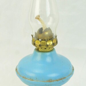 VTG Plume Atwood Co. Oil Lamp Handy Lamp Nasco Blue Mini Oil Kerosene ...