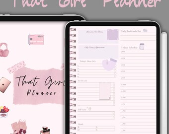 Girly Digital Planner, Goodnotes Planner, Goodnotes, Digital Planner ...