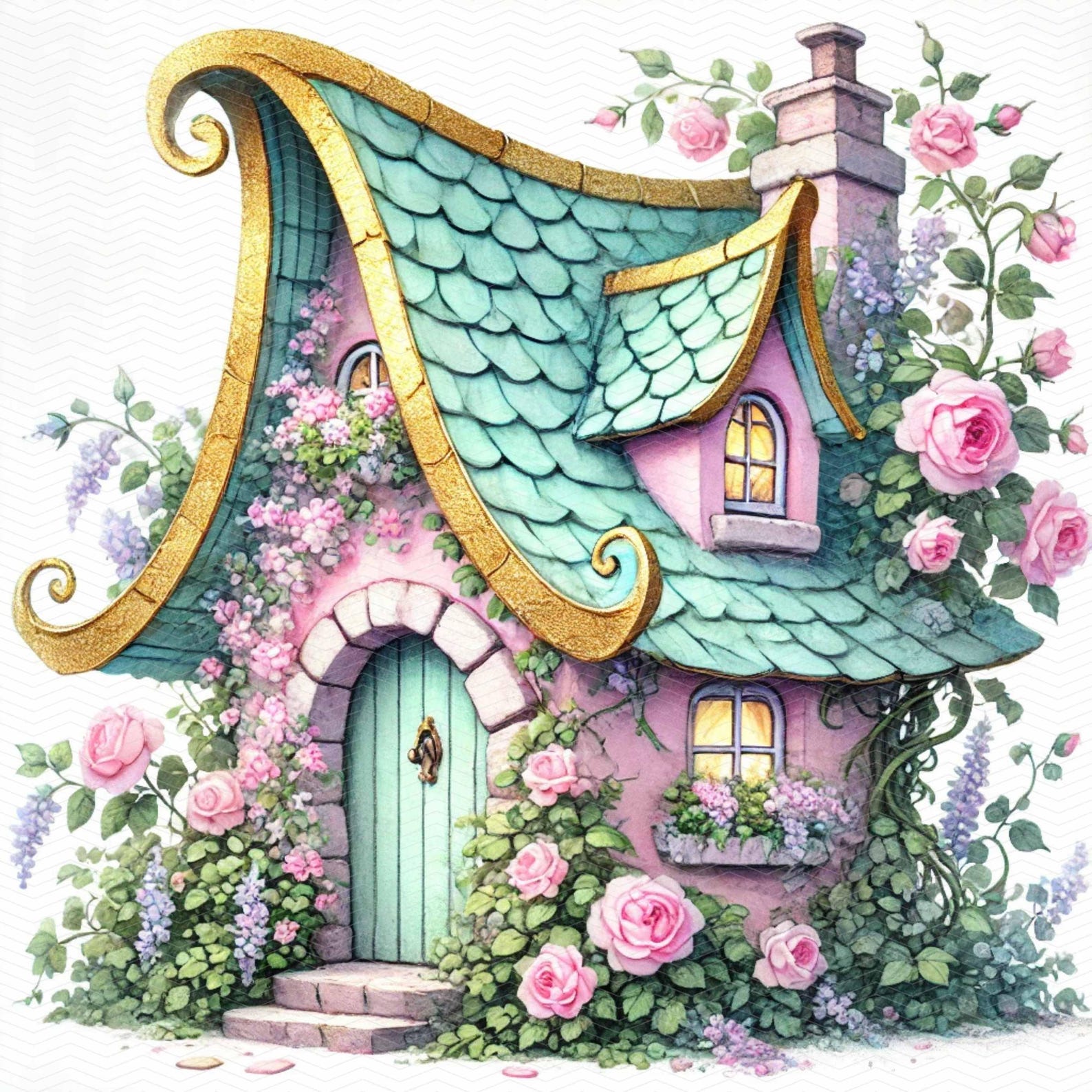 40 Whimsical Dreamcore Houses JPG: Quirky Crooked House, Teapot Fairy ...