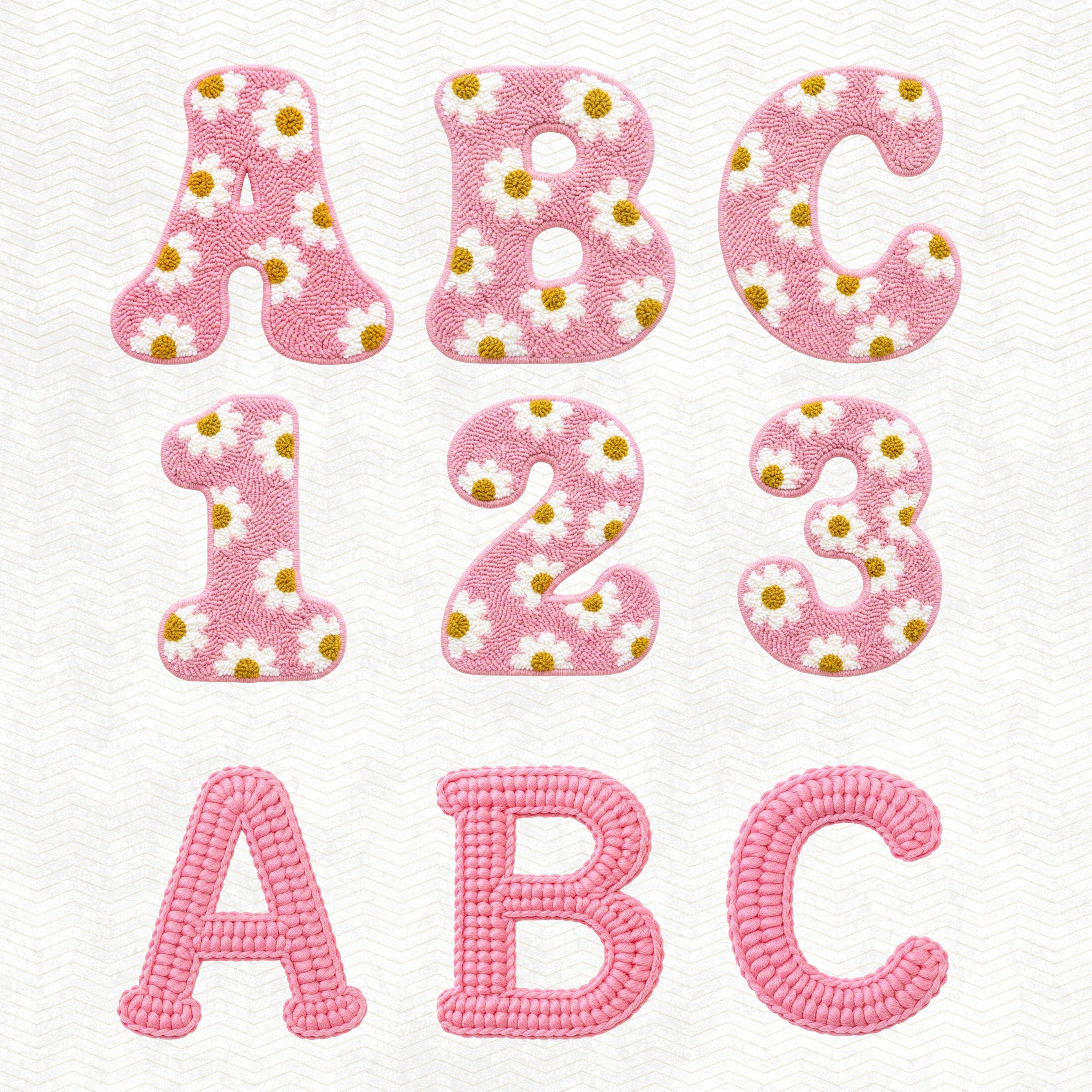 Mega Yarn Alphabet Bundle: 30 Yarn Letter Sets Transparent PNG, Latch ...