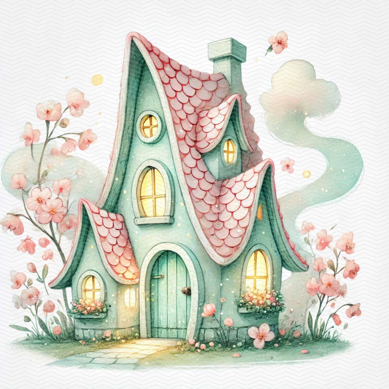 40 Whimsical Dreamcore Houses JPG: Quirky Crooked House, Teapot Fairy ...