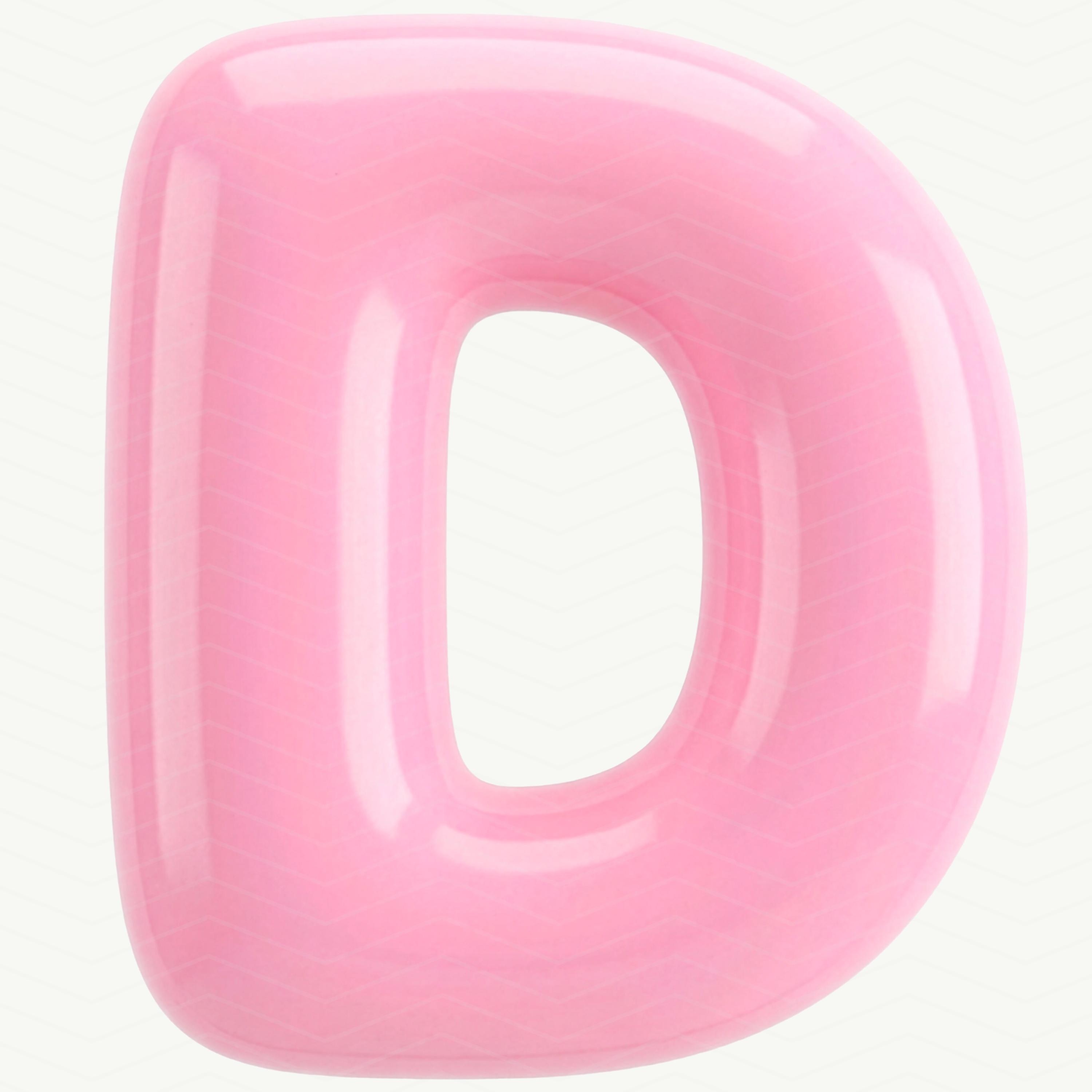 Bubble Glossy Alphabet Letters A–Z PNG • Pink Letter Clipart ...
