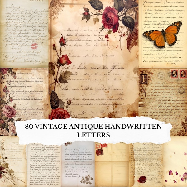 Antique Handwritten Letter - Etsy