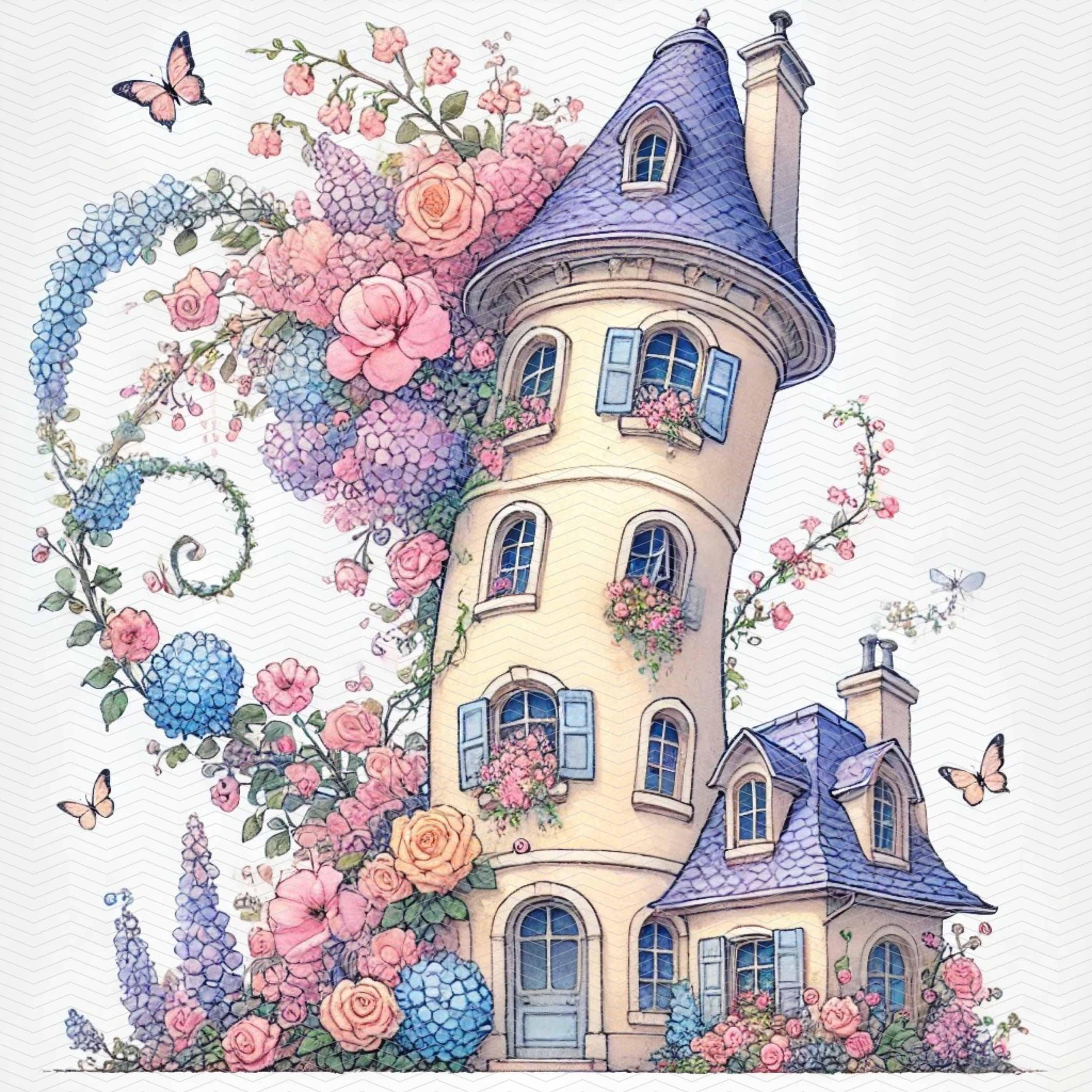 40 Whimsical Dreamcore Houses JPG: Quirky Crooked House, Teapot Fairy ...