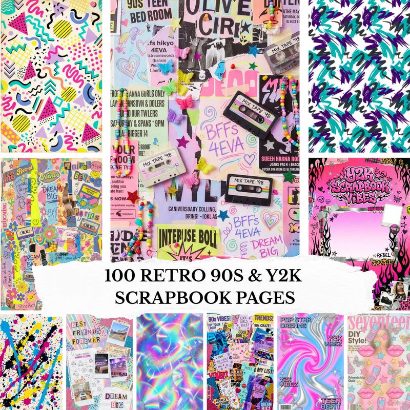 Y2k Junk Journal Kits - Etsy