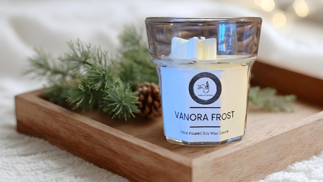 Vanora Frost Candle | Winter Collection | Pine, Vanilla, Florals - Etsy